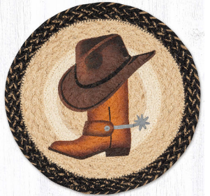 Cowboy Boot Capitol Earth 5" Coaster – Tippy Canoe