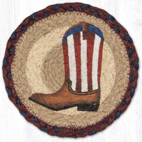 American Cowboy Boot Capitol Earth 5" Coaster – Tippy Canoe