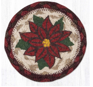 Poinsettia Capitol Earth 5" Coaster – Tippy Canoe