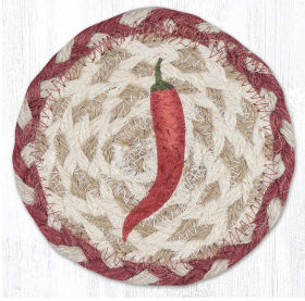 Single Chili Pepper Capitol Earth 5" Coaster – Tippy Canoe