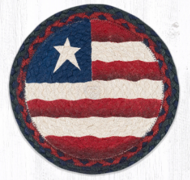 Primitive Flag 10" Capitol Earth Mat – Tippy Canoe