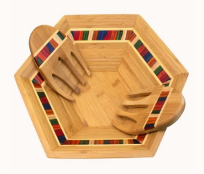 Salad Bowl and Salad Hands Set – Tippy Canoe