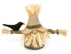 Scarecrow Gnome with Crow – Tippy Canoe