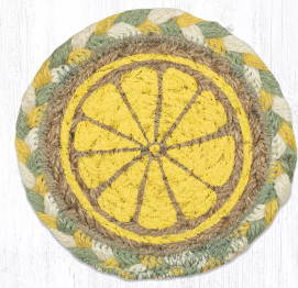 Lemon Slice Capitol Earth 5" Coaster – Tippy Canoe