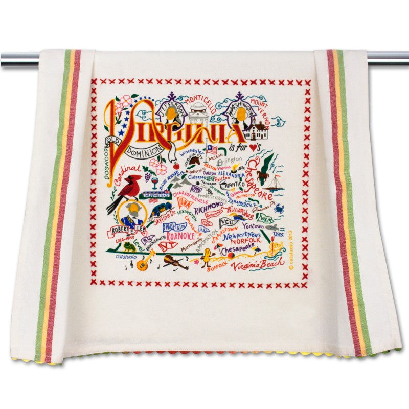 Virginia Dish Towel – Tippy Canoe